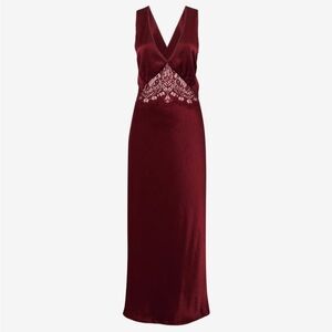 Rumored | Dresses | Rumored Vanity Midi Dress In Merlot | Poshmark